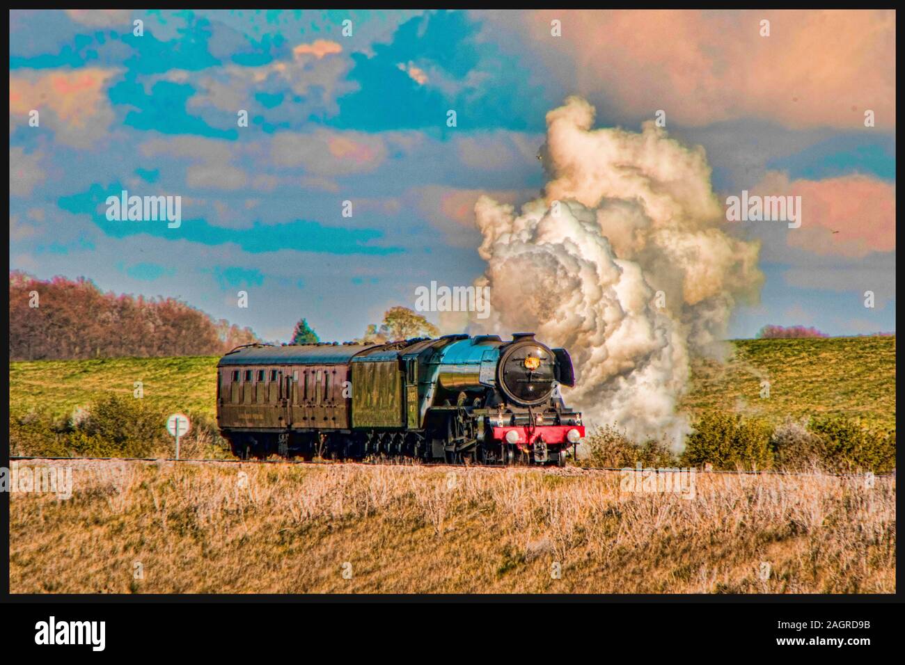 April, 13, 2019 : Gainsborough, Lincolnshire, United Kingdom. One of ...