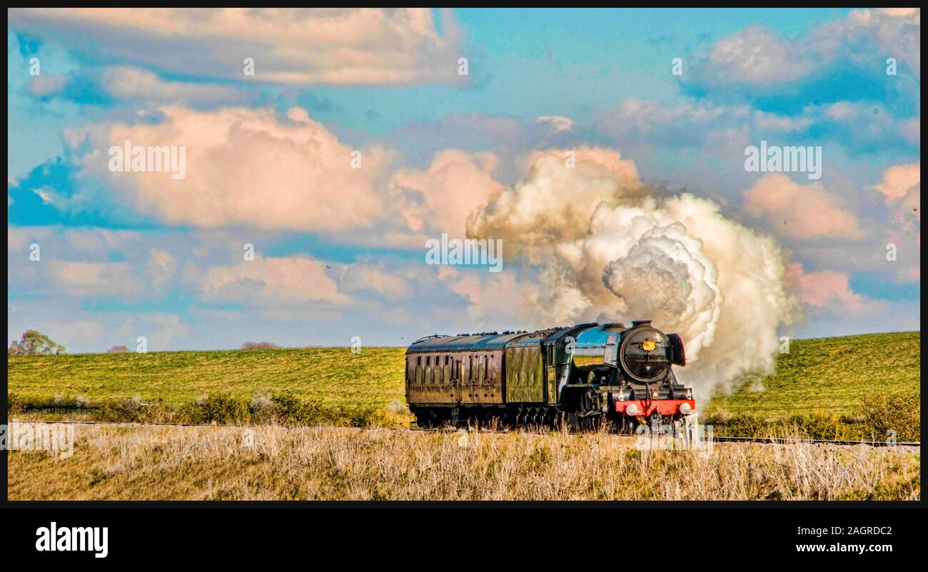 April, 13, 2019 : Gainsborough, Lincolnshire, United Kingdom. One of ...