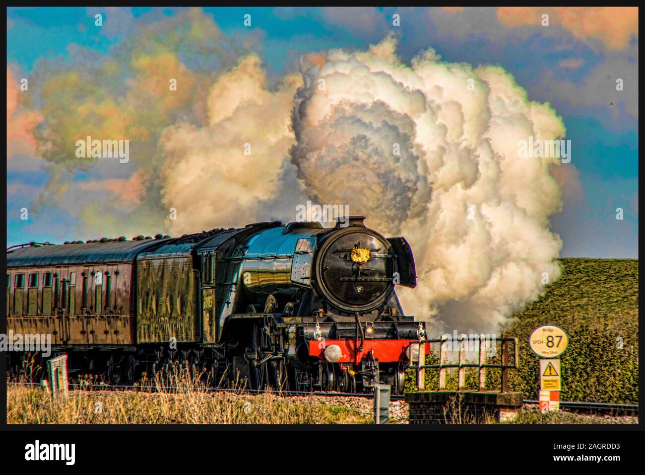 April, 13, 2019 : Gainsborough, Lincolnshire, United Kingdom. One of ...