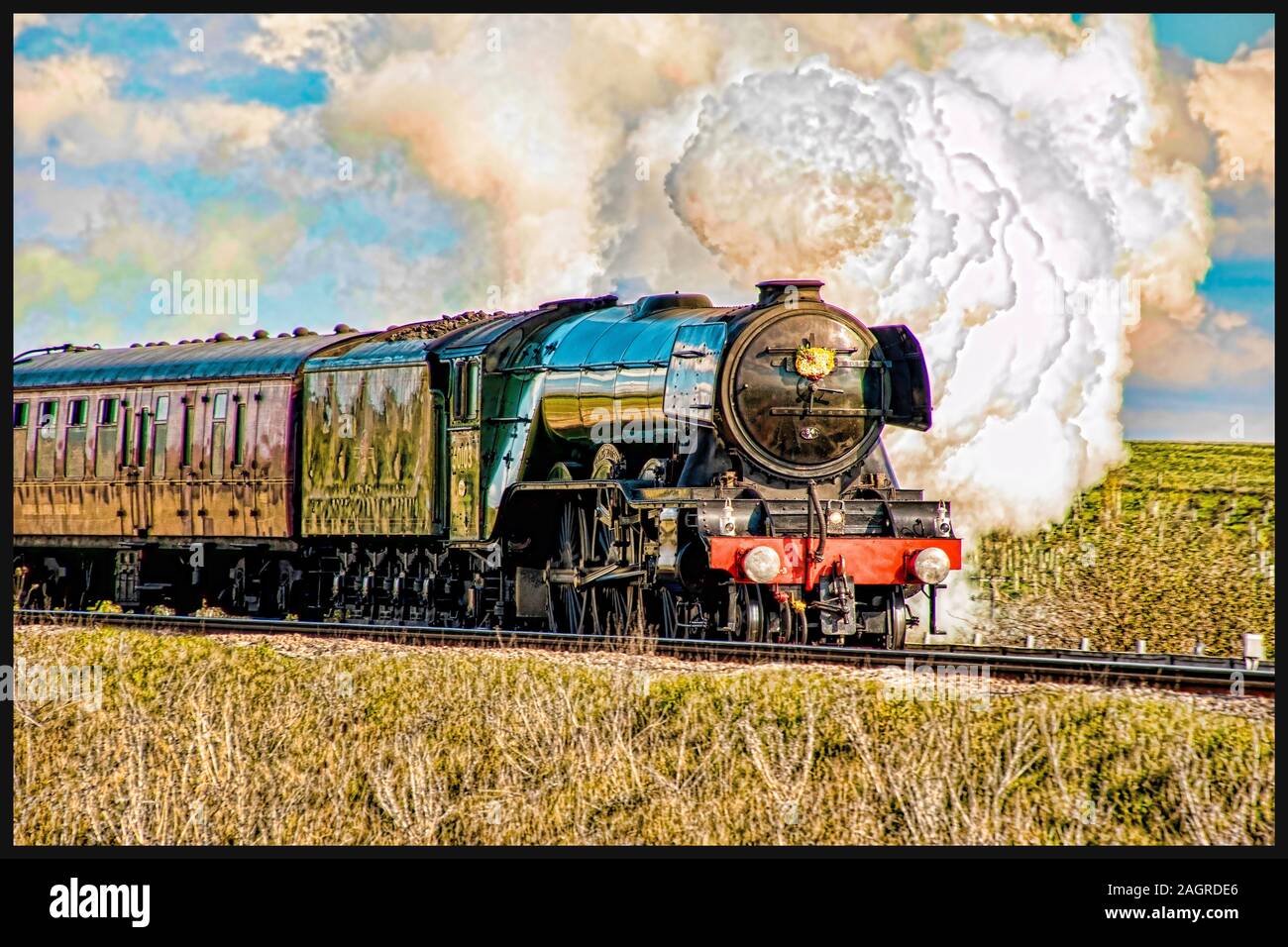 April, 13, 2019 : Gainsborough, Lincolnshire, United Kingdom. One of ...