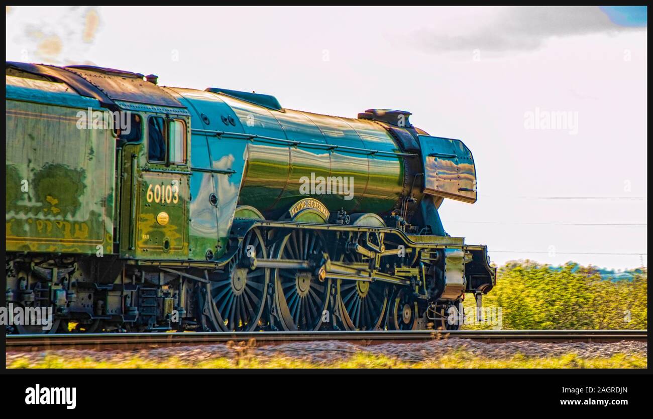 April, 13, 2019 : Gainsborough, Lincolnshire, United Kingdom. One of ...