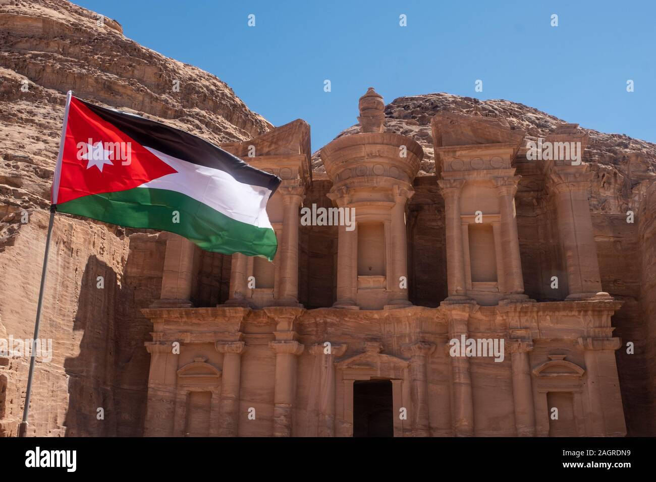 The Monastery, Petra's largest monument, in Jordan Stock Photo - Alamy