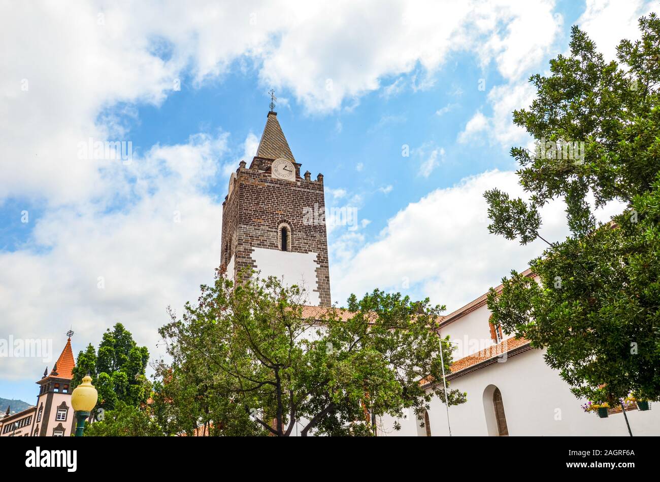 Cathedral of Our Lady of the Assumption in Funchal, Madeira, Portugal ...