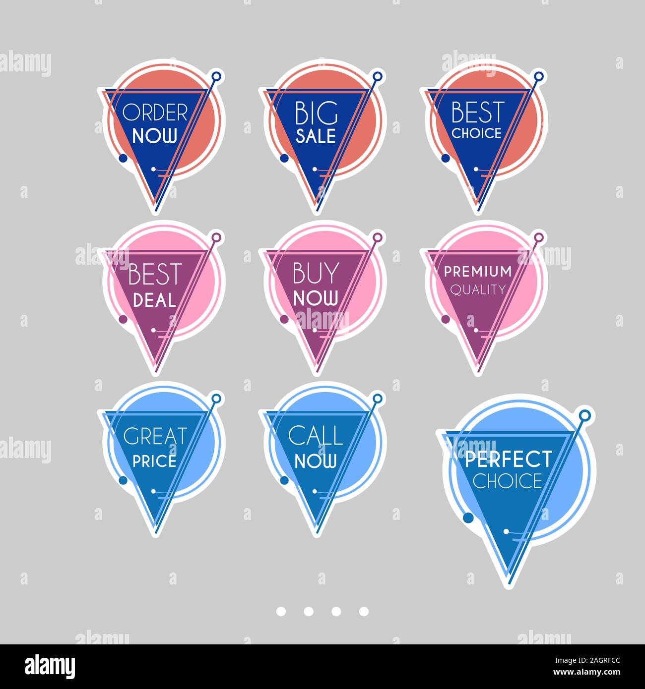 Tickets stickers Stock Vector Images - Alamy