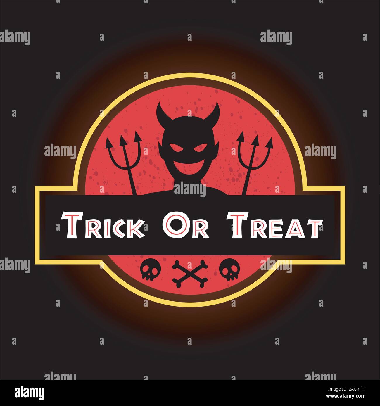 halloween red label : The Devil Stock Vector Image & Art - Alamy