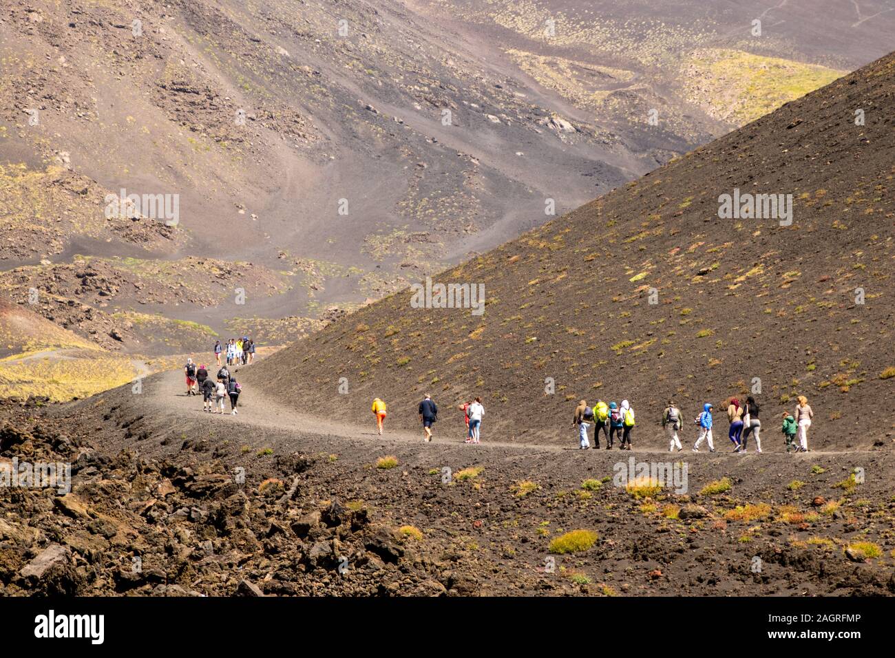 One of the world's most active volcanoes, Mount Etna. It's breathtaking ...