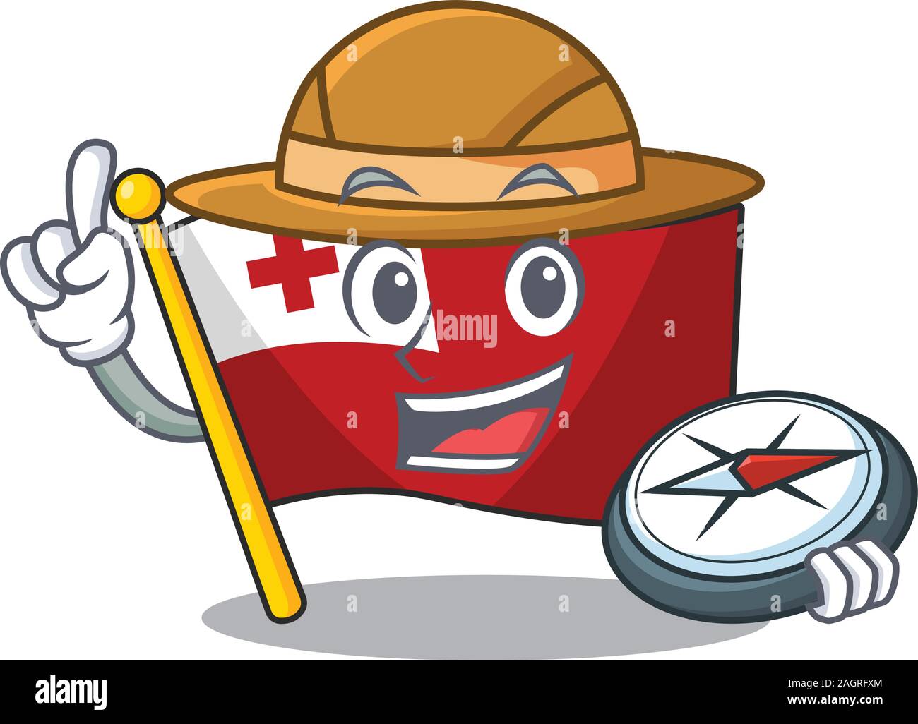 Tongan official flag Stock Vector Images - Alamy