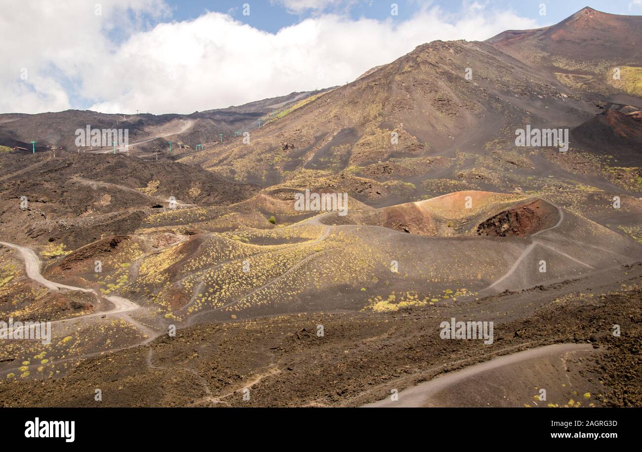 One of the world's most active volcanoes, Mount Etna. It's breathtaking ...