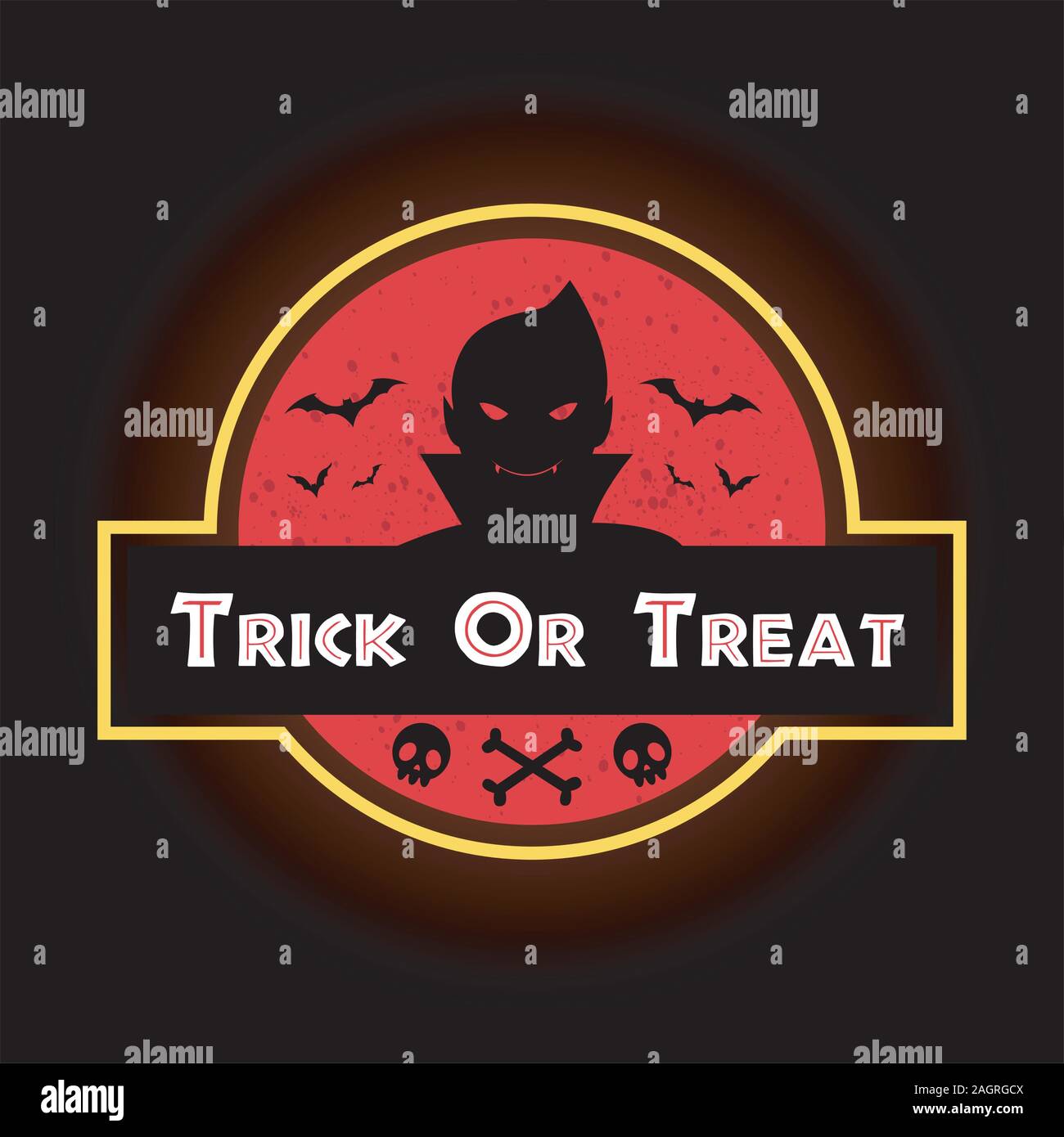 halloween red label : The Vampire Stock Vector Image & Art - Alamy