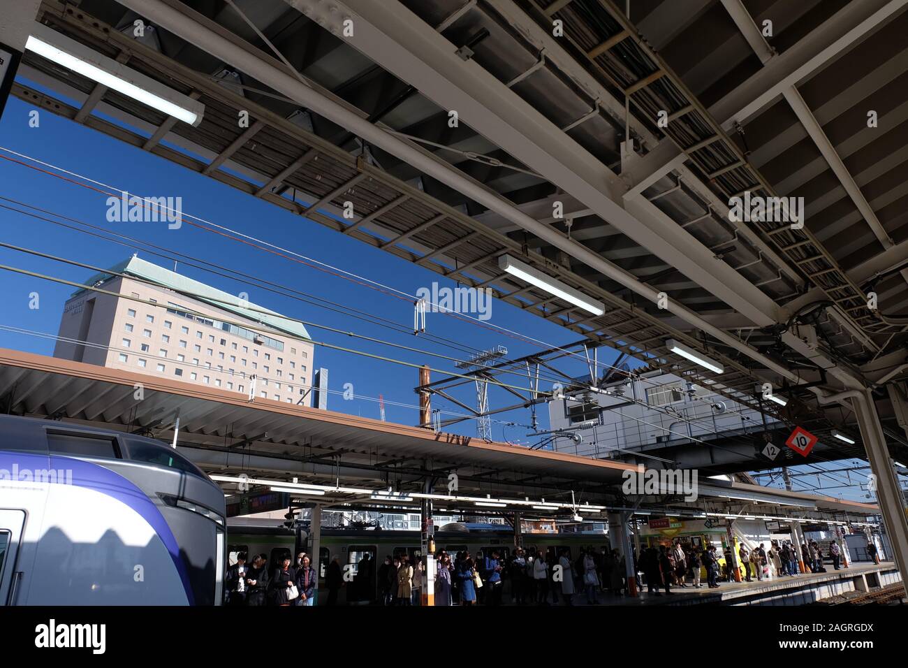 Hachioji Station of Jr East Stock Photo - Alamy