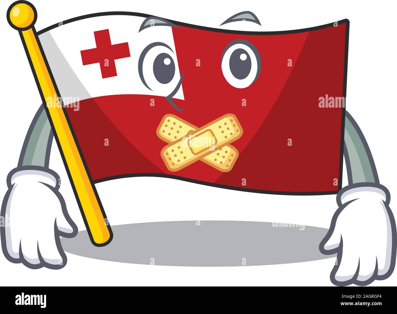 Tongan official flag Stock Vector Images - Alamy