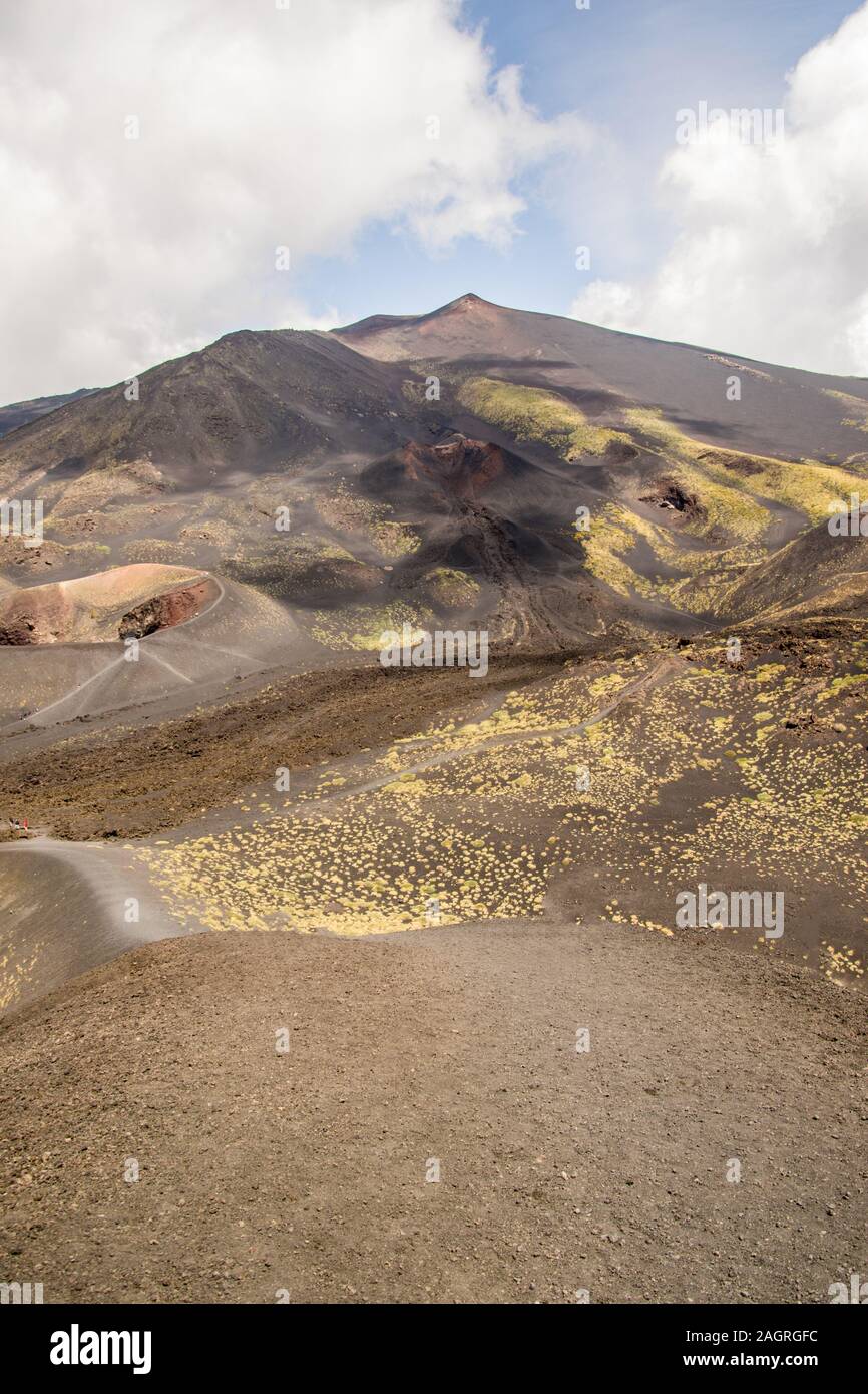 One of the world's most active volcanoes, Mount Etna. It's breathtaking ...