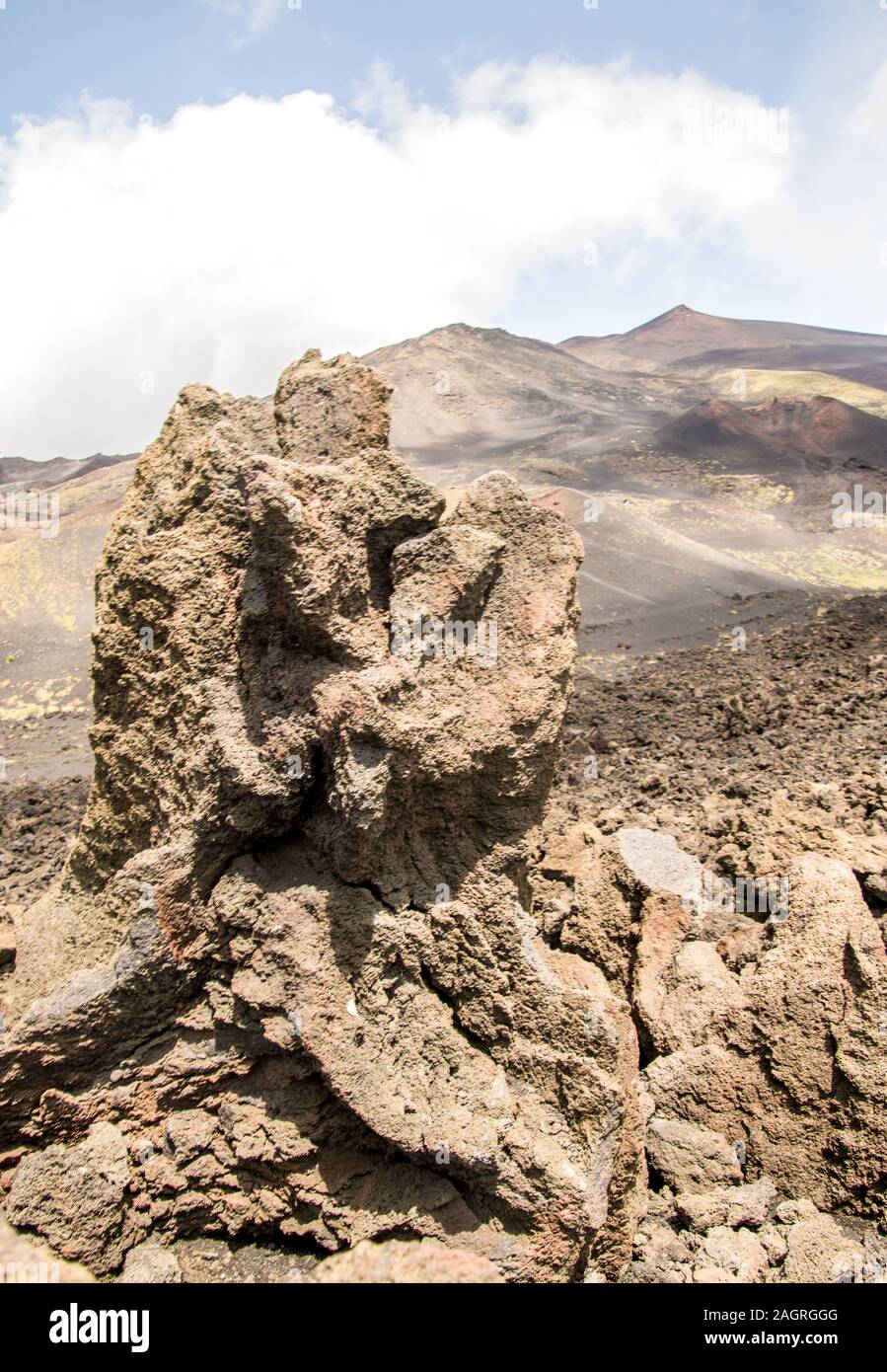 One of the world's most active volcanoes, Mount Etna. It's breathtaking ...