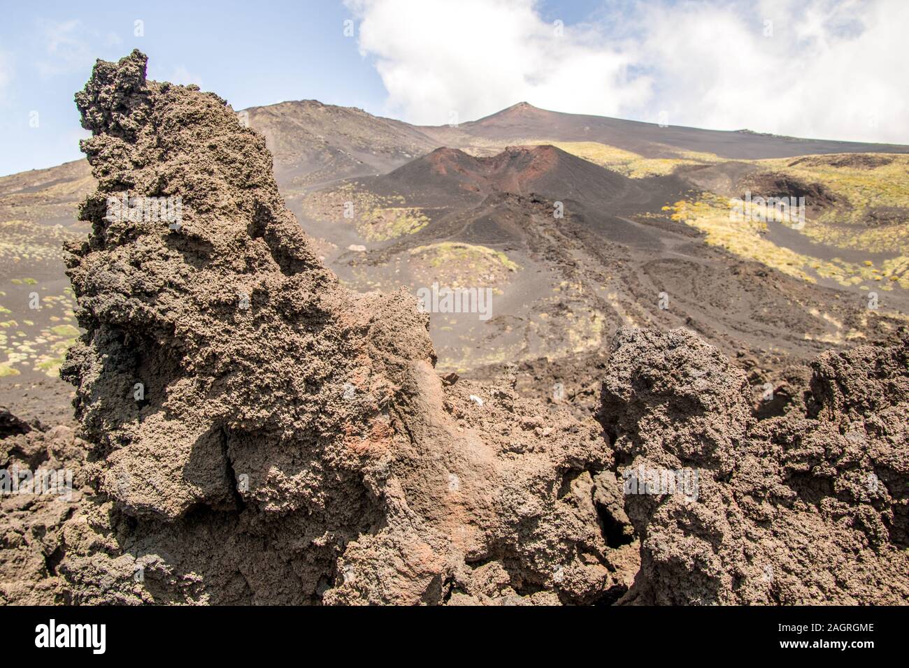 One of the world's most active volcanoes, Mount Etna. It's breathtaking ...