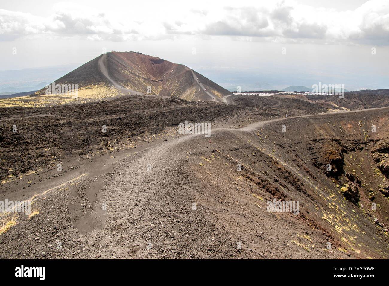 One of the world's most active volcanoes, Mount Etna. It's breathtaking ...