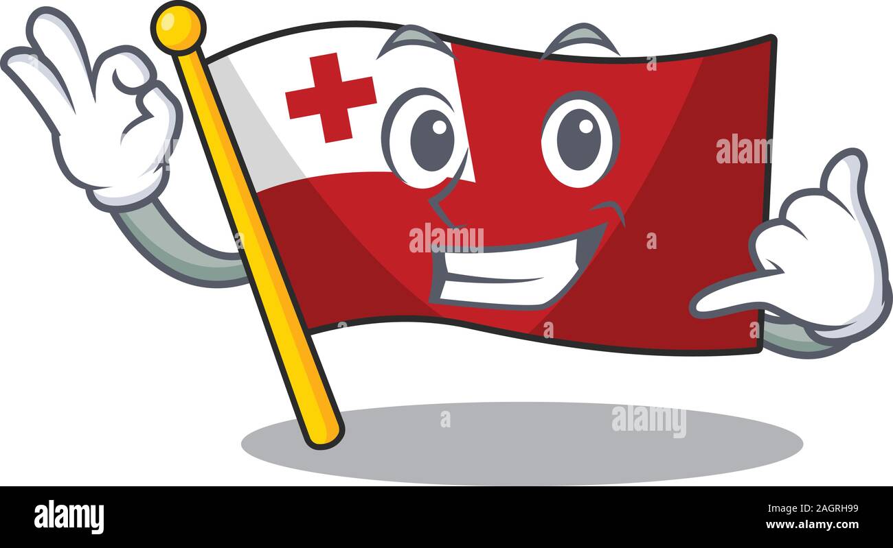 Tongan official flag Stock Vector Images - Alamy