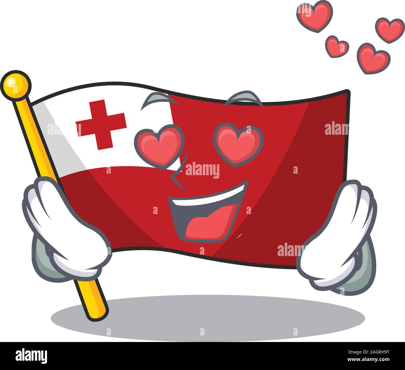 Tongan official flag Stock Vector Images - Alamy