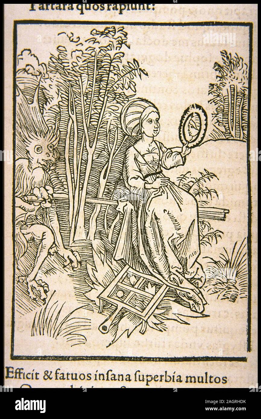 Illustration to the book "Ship of Fools" by Sebastian Brant. Museum ...