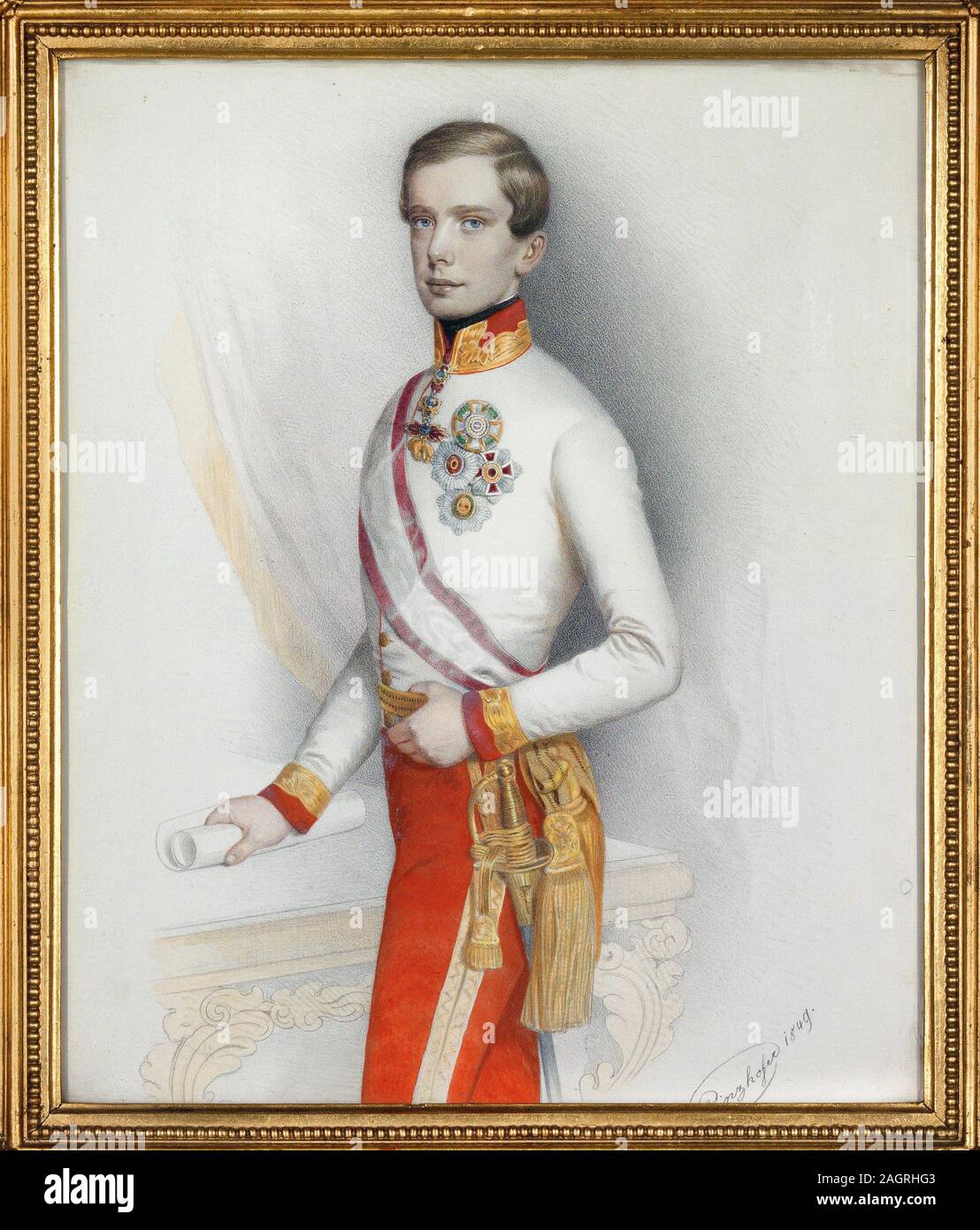 Portrait of Emperor Franz Joseph I of Austria. Museum: PRIVATE ...