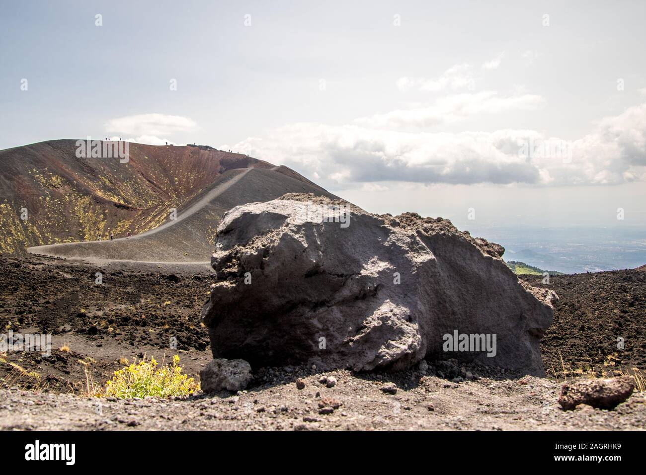 One of the world's most active volcanoes, Mount Etna. It's breathtaking ...