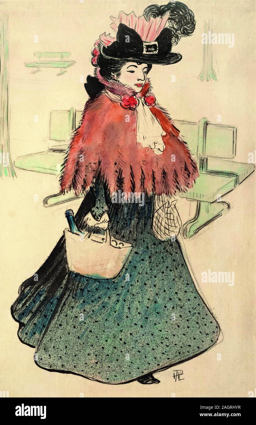 The Beautiful Jewess Goes Shopping. Le Rire magazine. Museum ...