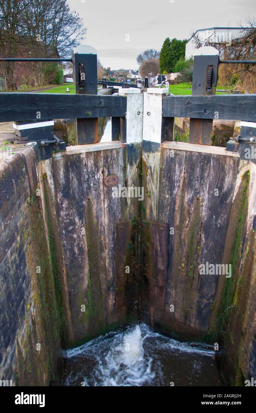 The canal in Stone Staffordshire England UK Stock Photo - Alamy