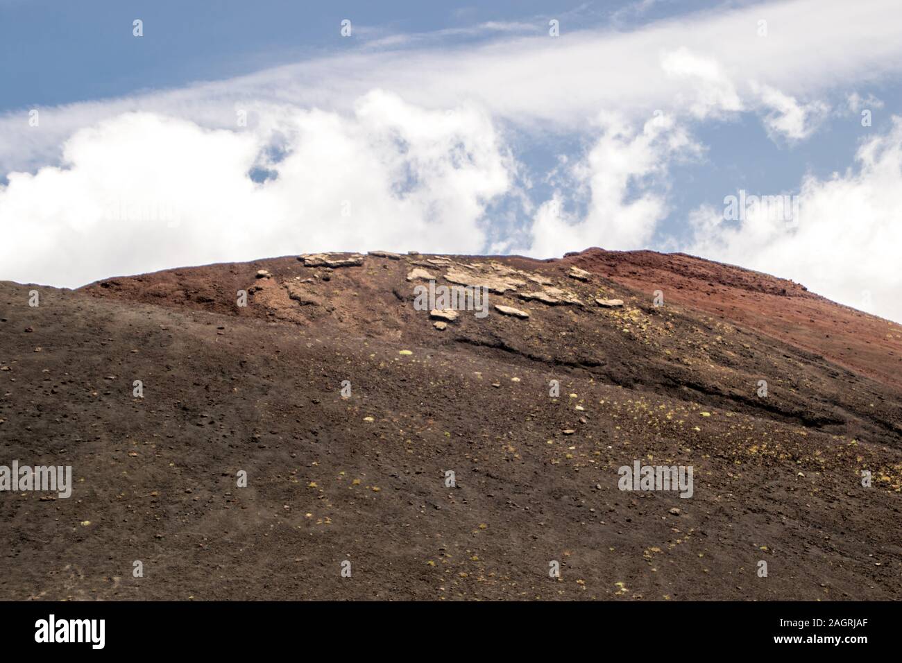 One of the world's most active volcanoes, Mount Etna. It's breathtaking ...