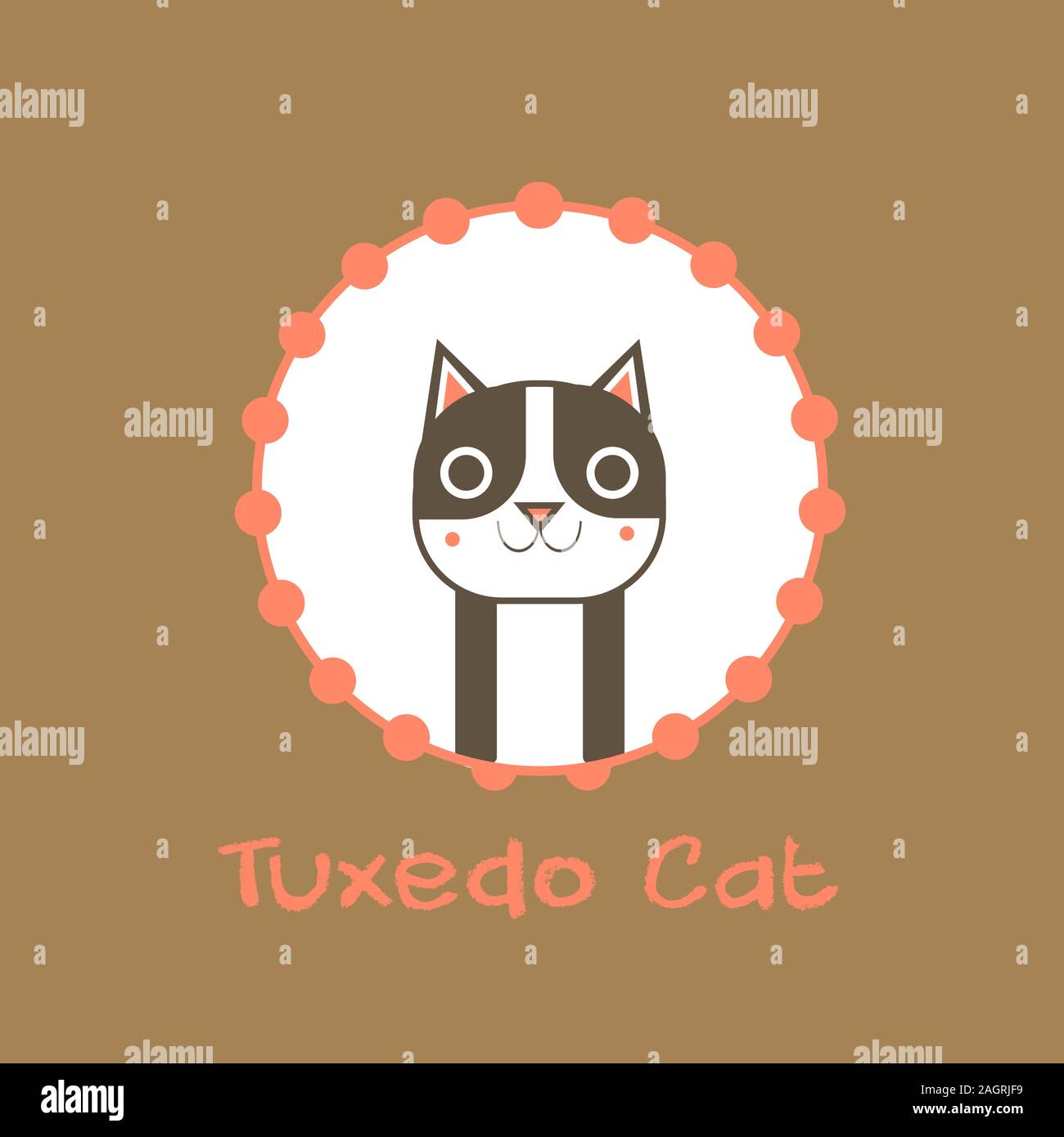 Tuxedo cats Stock Vector Images - Alamy