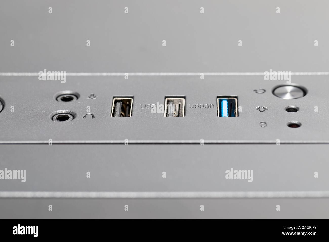 Picture of a brand new pc case on white background Stock Photo - Alamy