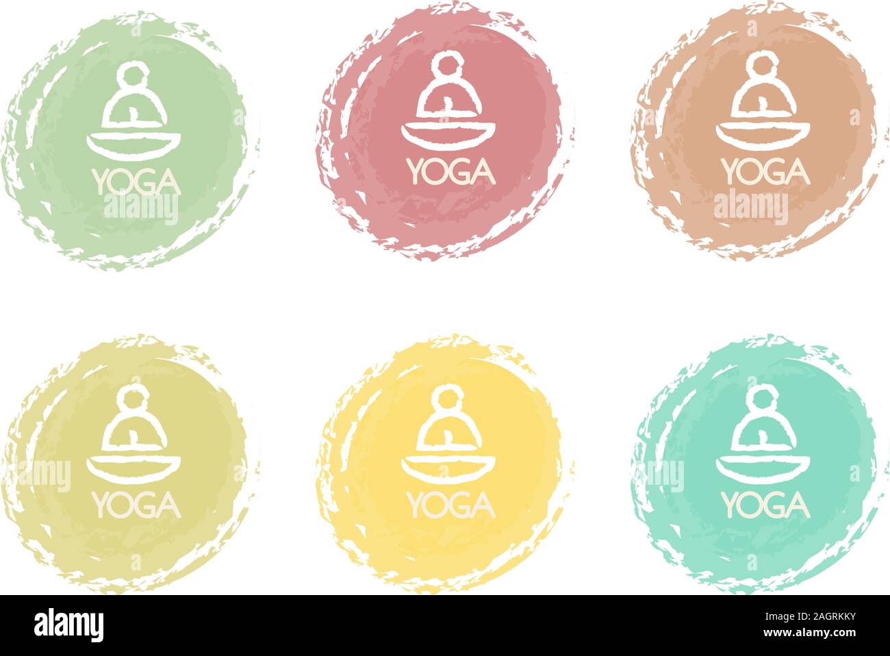 Yoga pose outline icon hi-res stock photography and images - Alamy