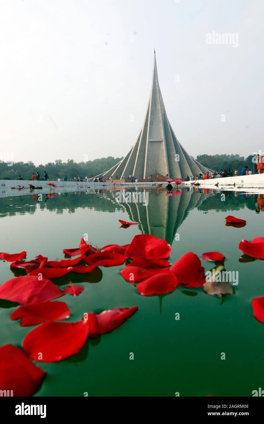 BANGLADESH, DHAKA - Dec 16: National Martyrs' Memorial in Savar, the ...