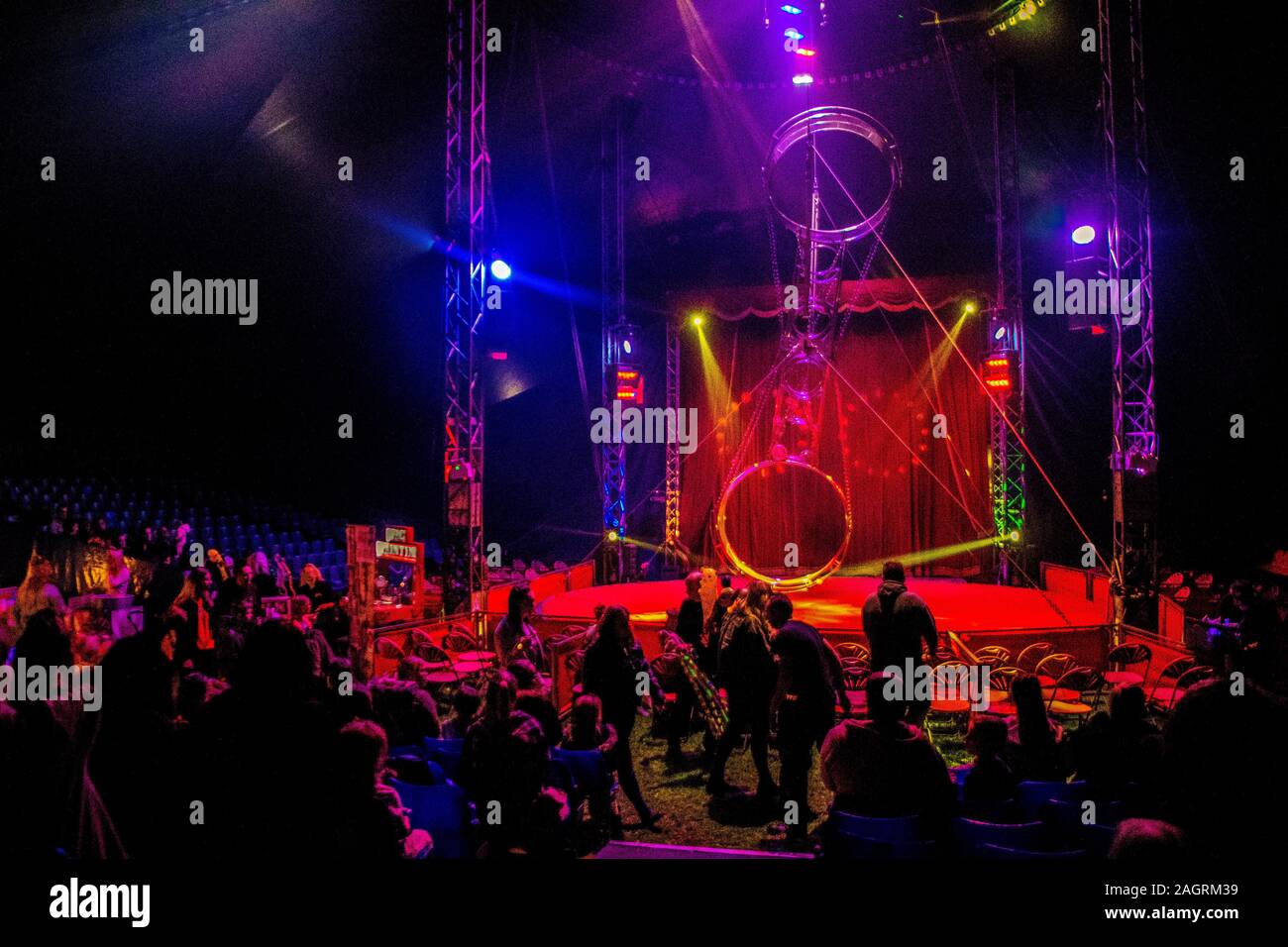 Inside Circus Tents