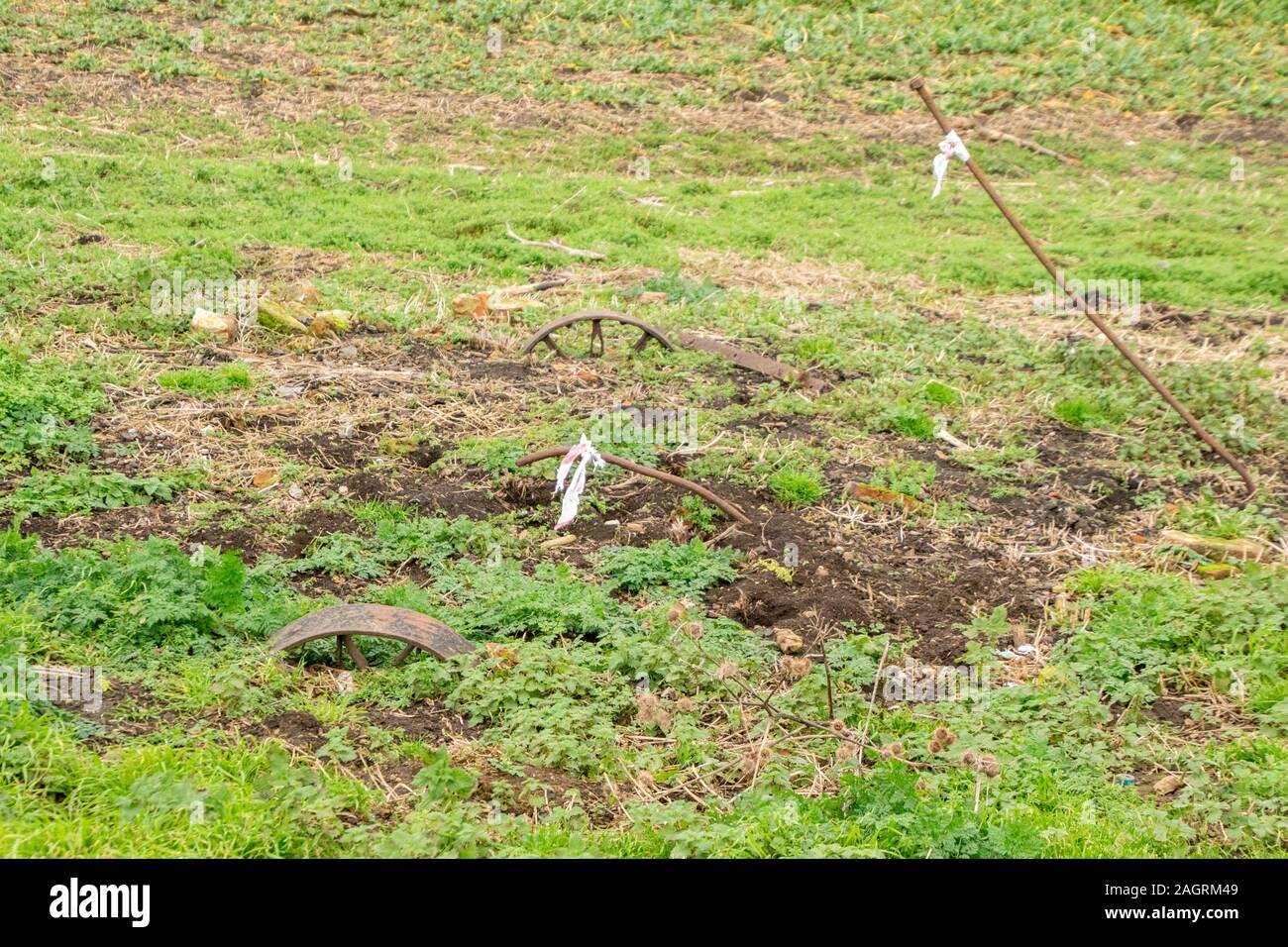 A view of a typical farmer's field Stock Photo - Alamy