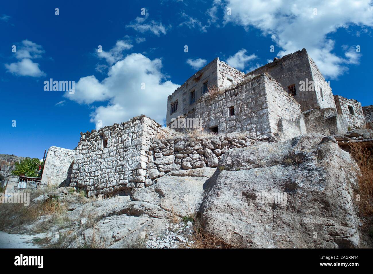 Selime Monastery in Cappadocia, Turkey. Selime is town at the end of ...