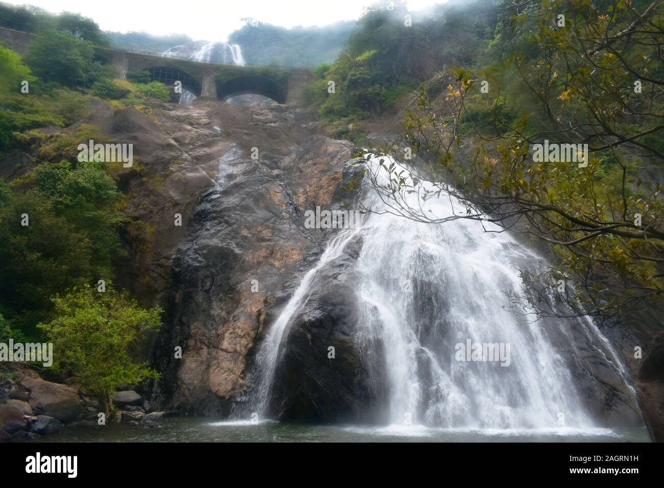 Dudhsagar goa hi-res stock photography and images - Alamy