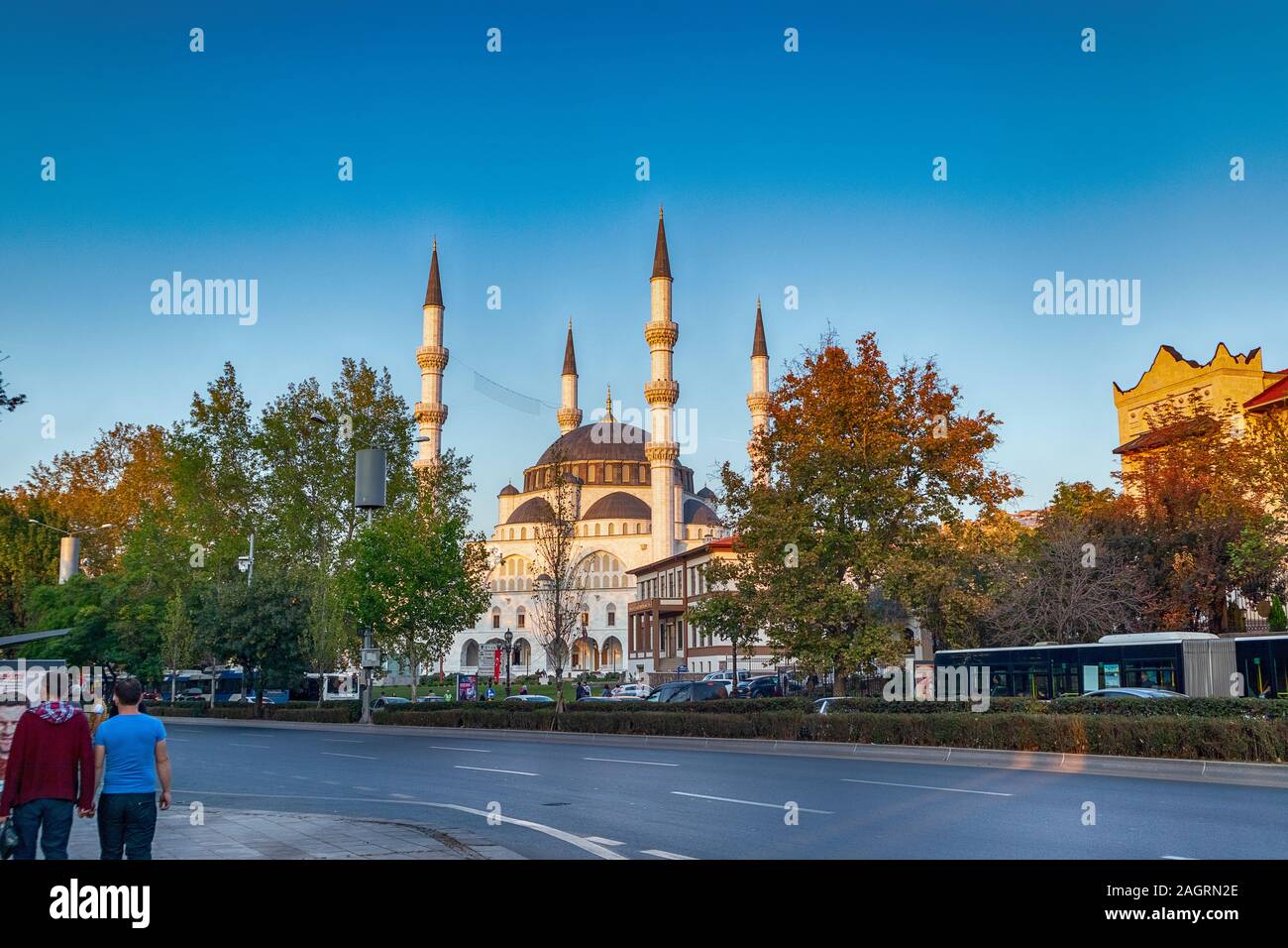 Melike Hatun mosque interior space Stock Photo - Alamy