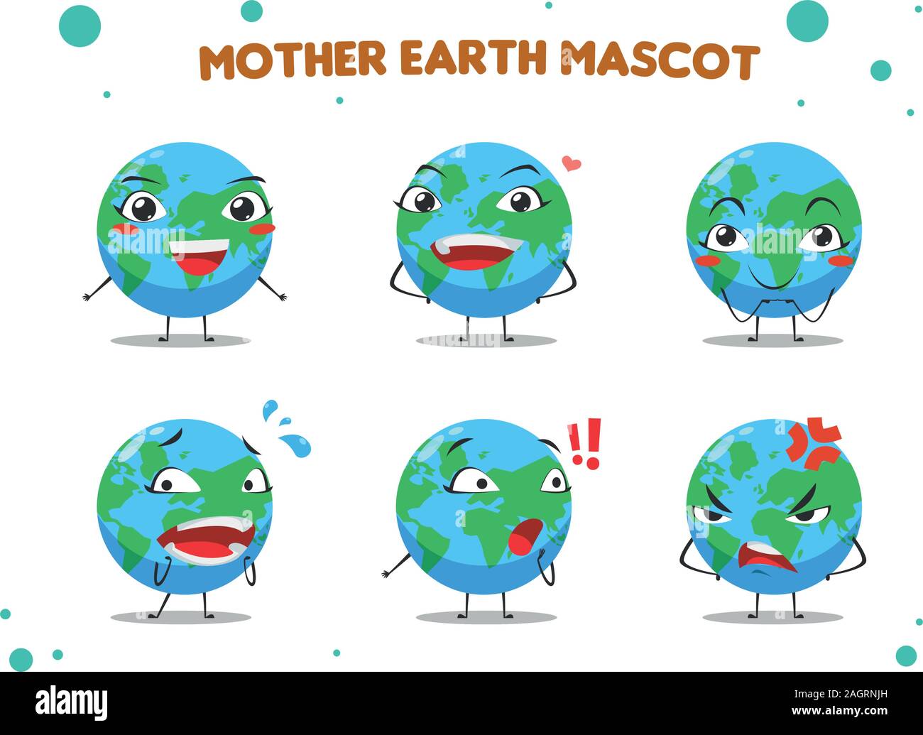 mother earth mascot. Vector Illustration Stock Vector Image & Art - Alamy