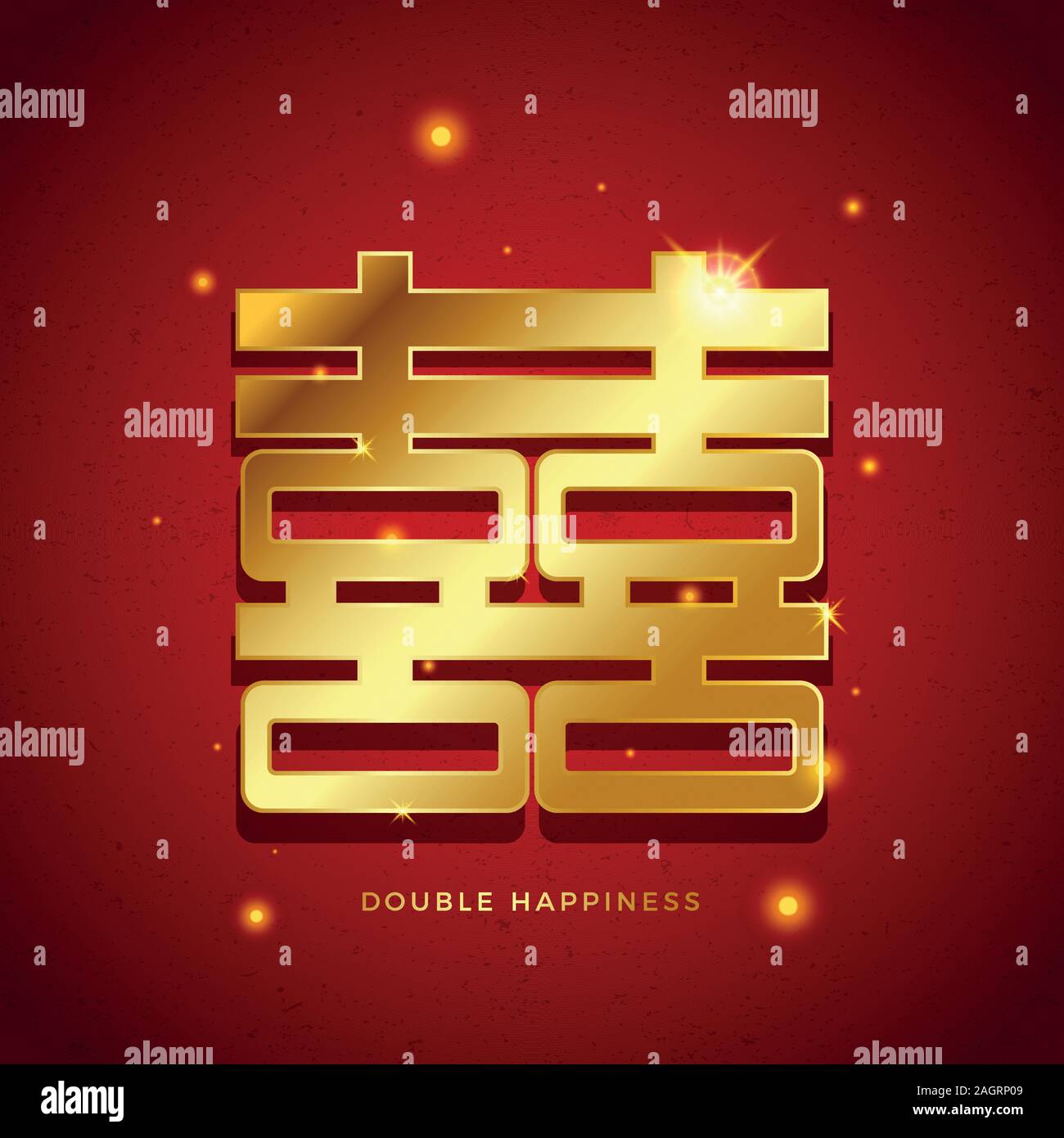 3d golden gold chinese text hi-res stock photography and images - Alamy