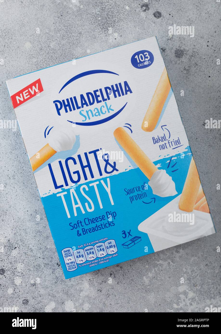 Philadelphia cream cheese tub hi-res stock photography and images - Alamy
