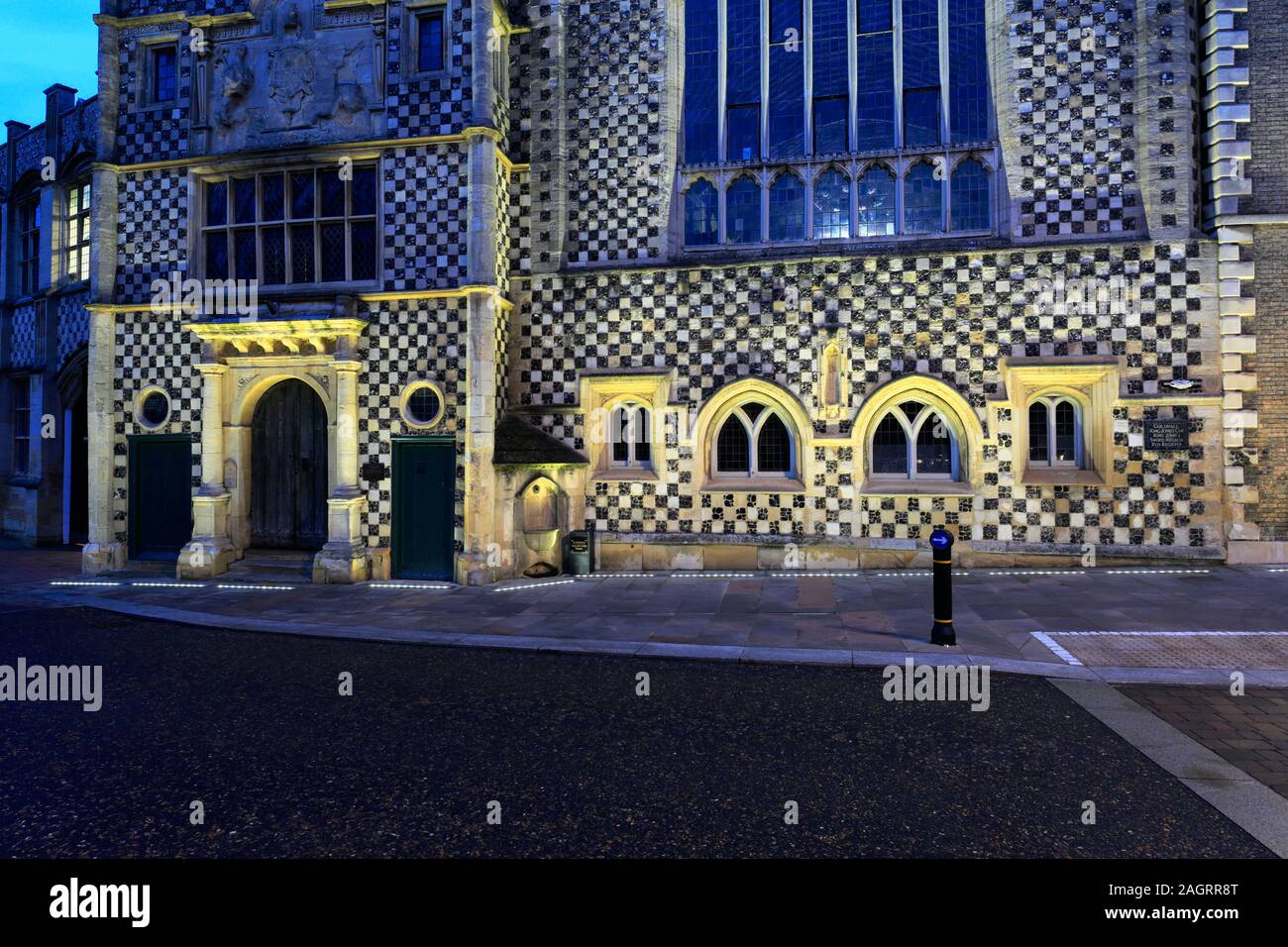 Exterior of the Town Hall and Trinity Guildhall, Kings Lynn town ...