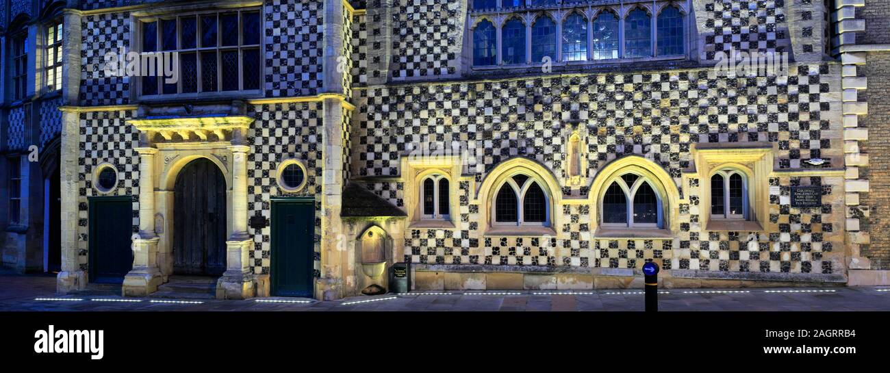 Exterior of the Town Hall and Trinity Guildhall, Kings Lynn town ...