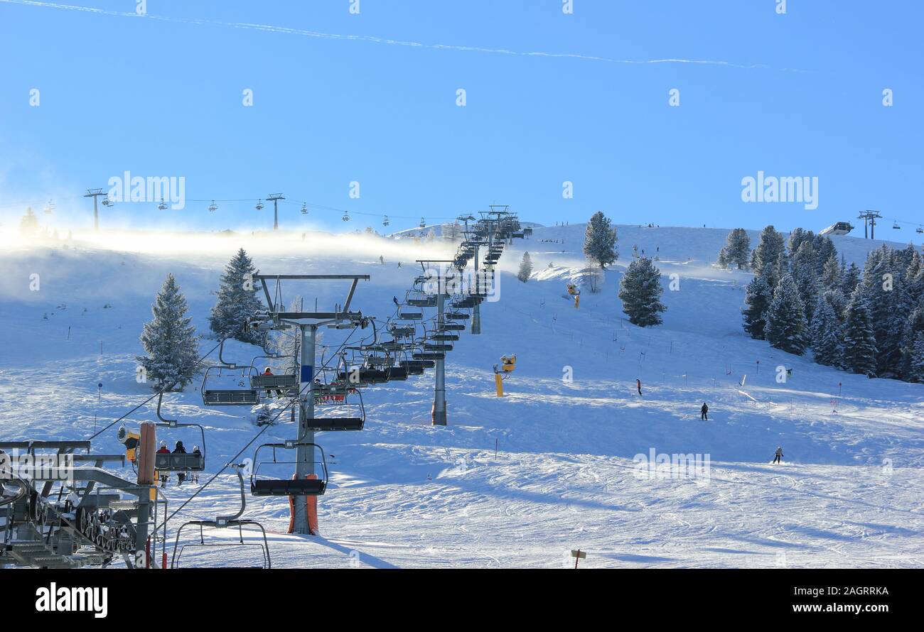 Ski resort Zillertal Arena. Gerlos, Austria Stock Photo - Alamy Ski resort Zillertal Arena. Gerlos, Austria Stock Photo - Alamy