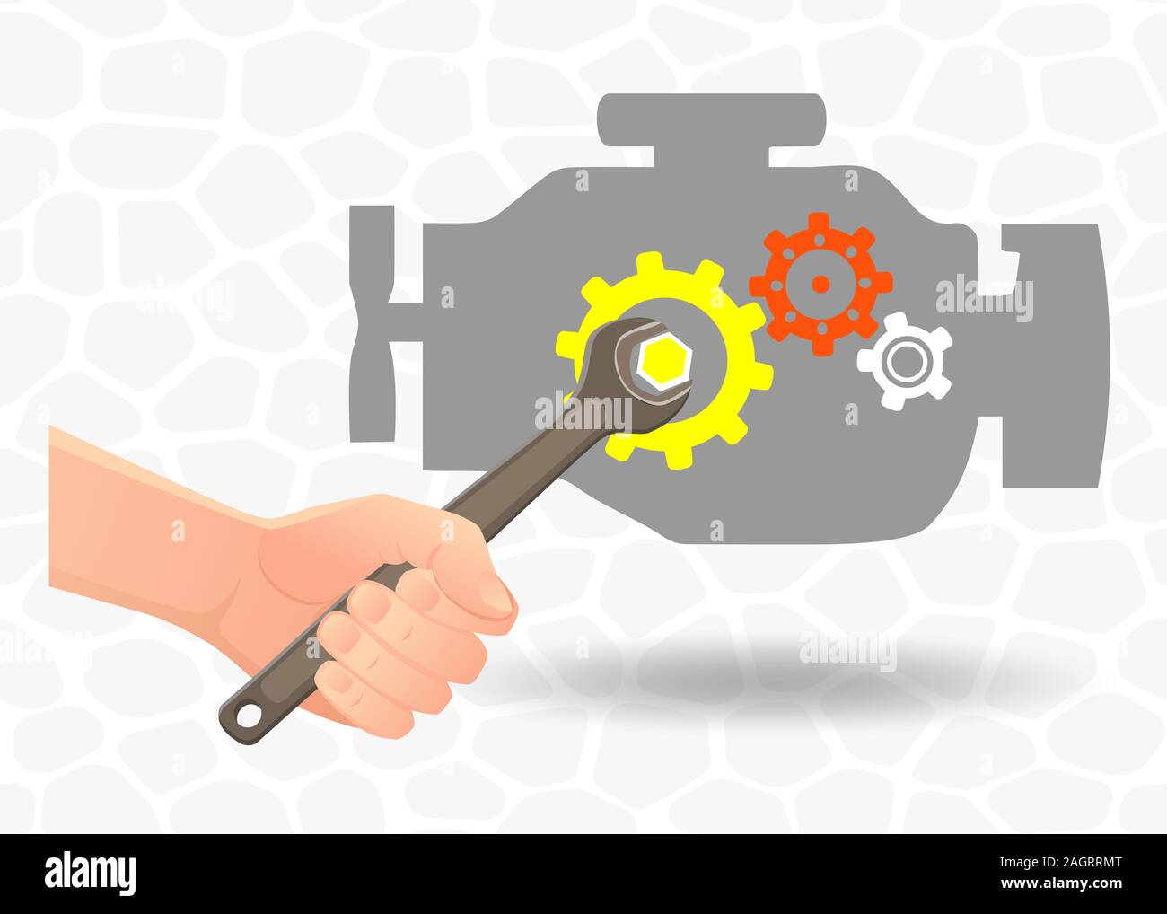 Check engine sign Cut Out Stock Images & Pictures - Alamy