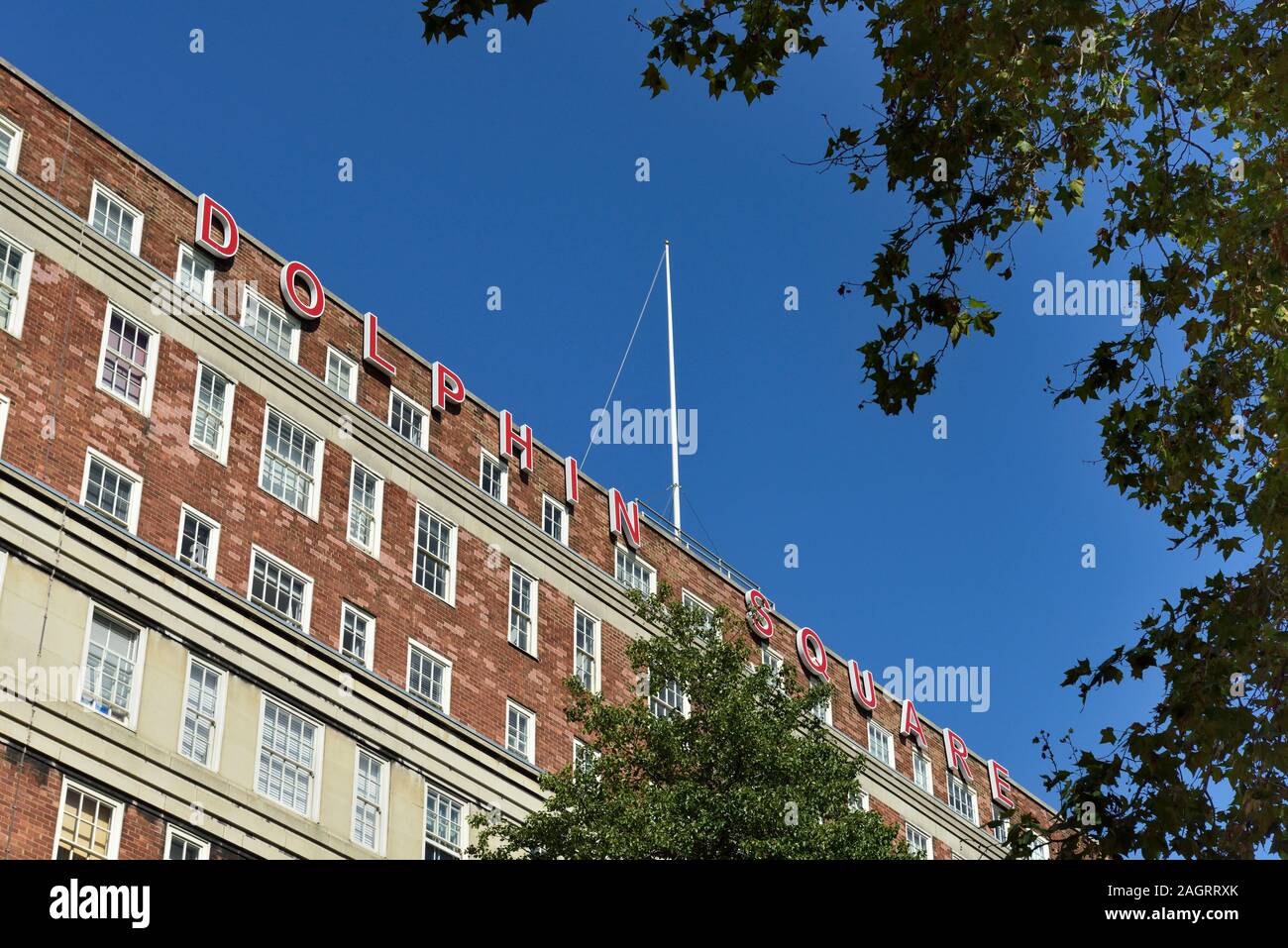Dolphin Square, Grosvenor Road, Pimlico, London, United Kingdom Stock ...
