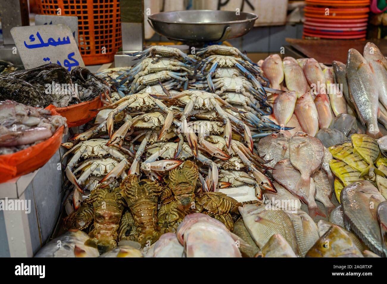 Fresh fish at the local market Stock Photo - Alamy