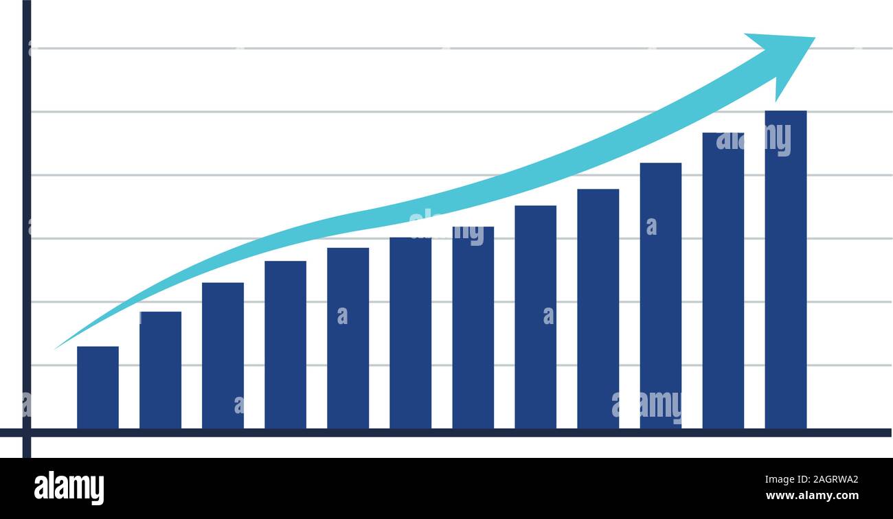 Finance graphic up rising logo Stock Vector Image & Art - Alamy
