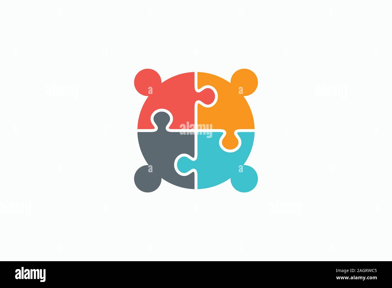 Creative business men working Stock Vector Images - Alamy