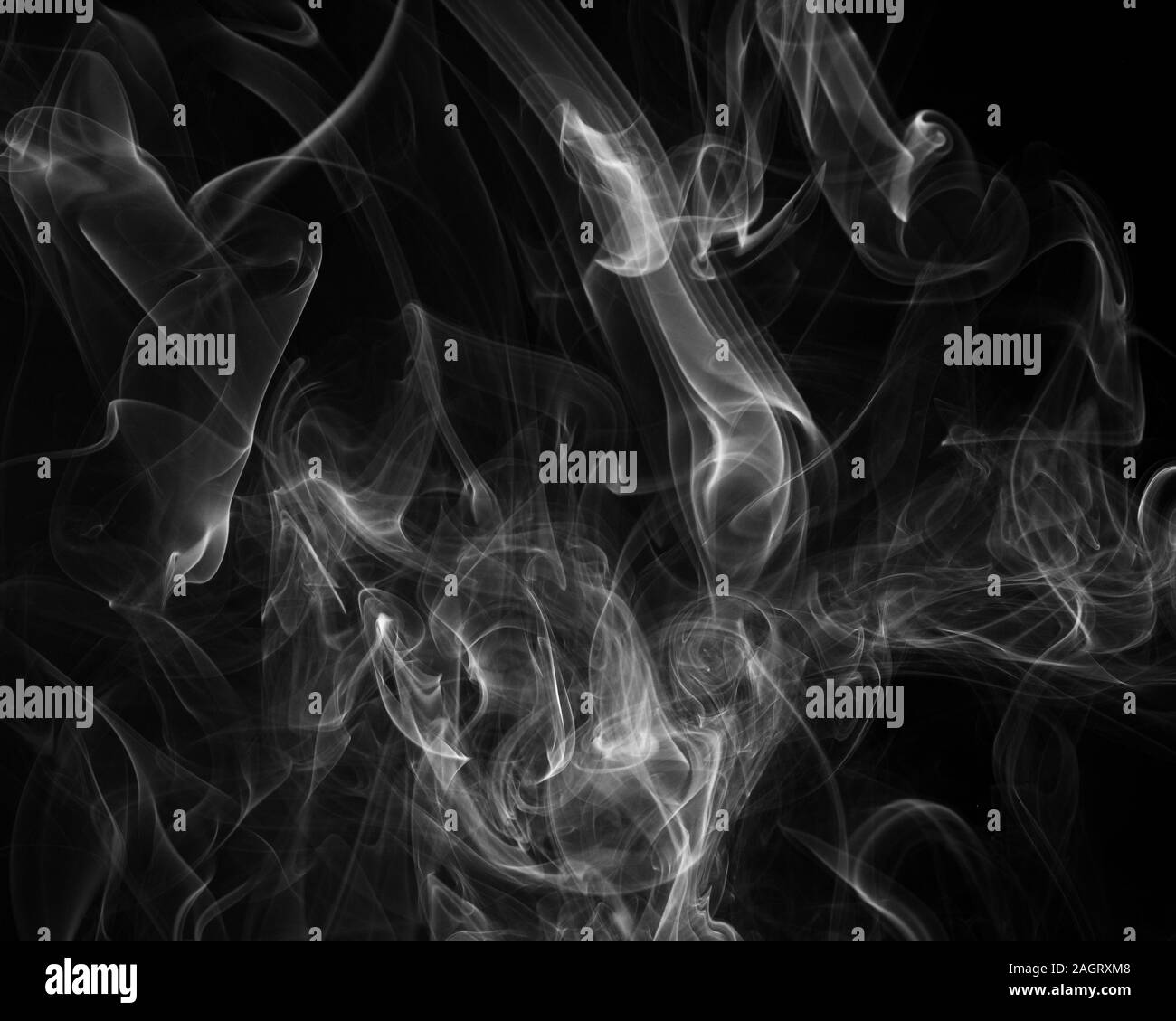 Smoke ember fire black gas Black and White Stock Photos & Images - Alamy