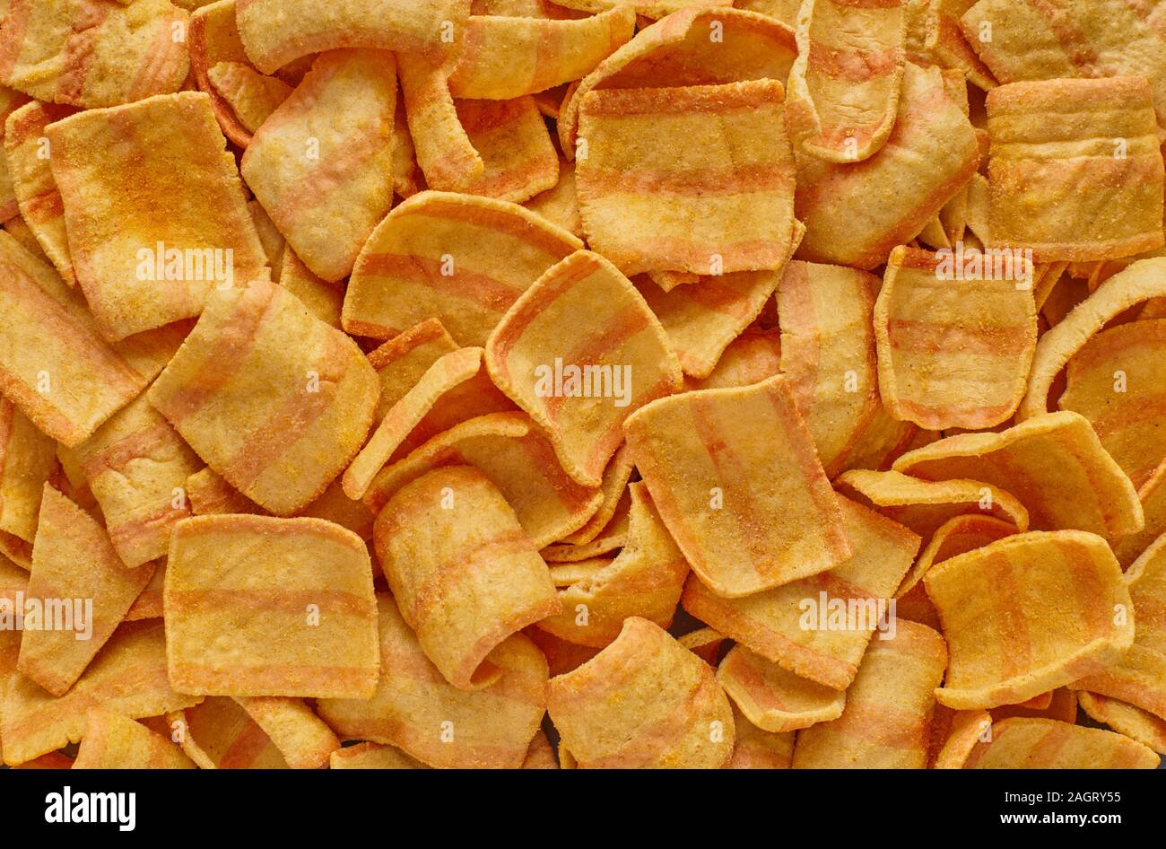 food background from texture of potato chips closeup Stock Photo - Alamy
