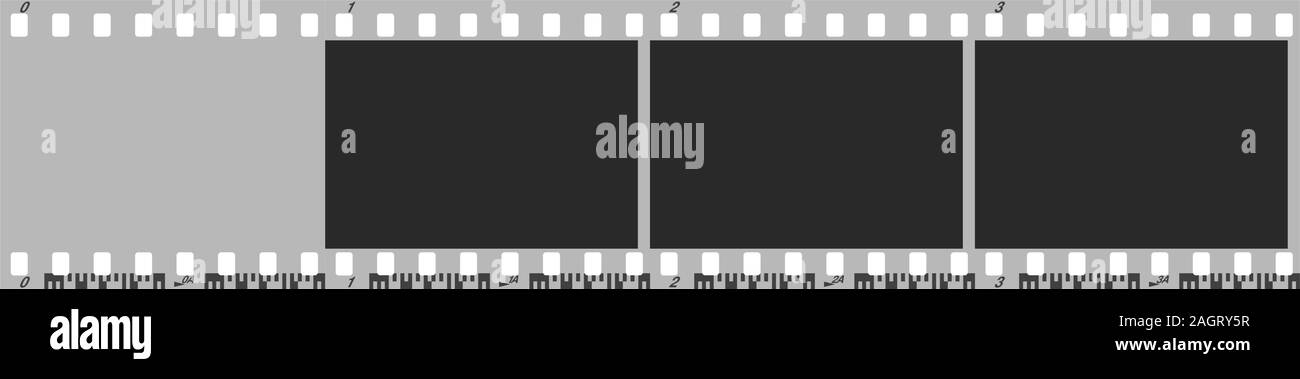 Developed black and white film Stock Vector Images - Alamy